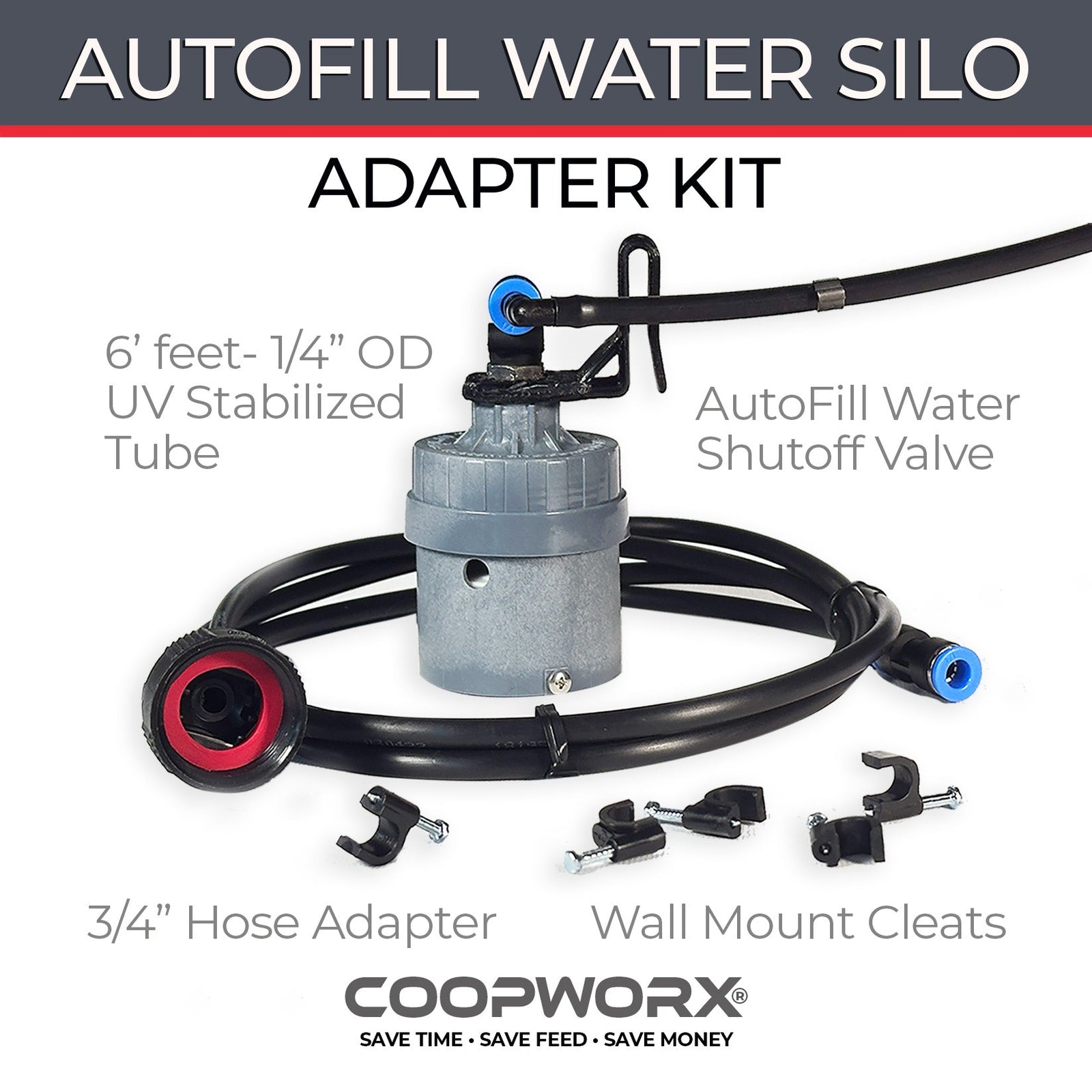 CoopWorx Autofill Water Valve Adapter Kit – HenGear