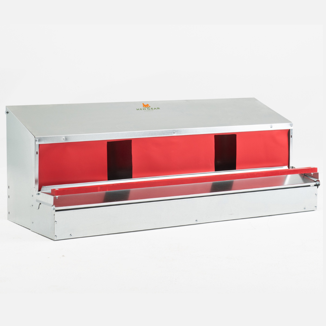 Large - Chicken Egg Rollout Nesting Box - Up to 52 Hens (54"L X 20"T X ...