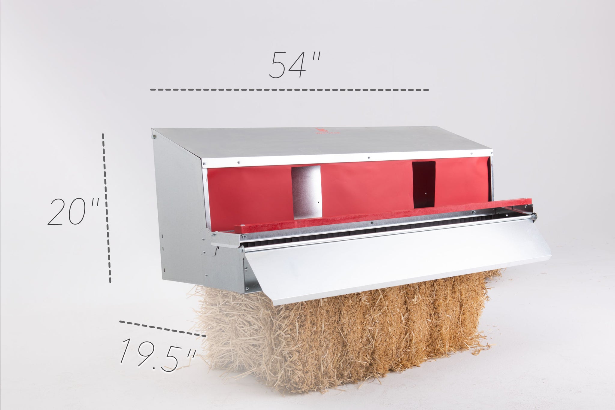 Large - Chicken Egg Rollout Nesting Box - Up to 52 Hens (54"L X 20"T X ...